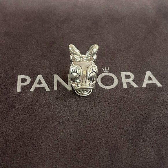 Pandora | Jewelry | Pandora Disney Daisy Duck Portrait Charm | Poshmark